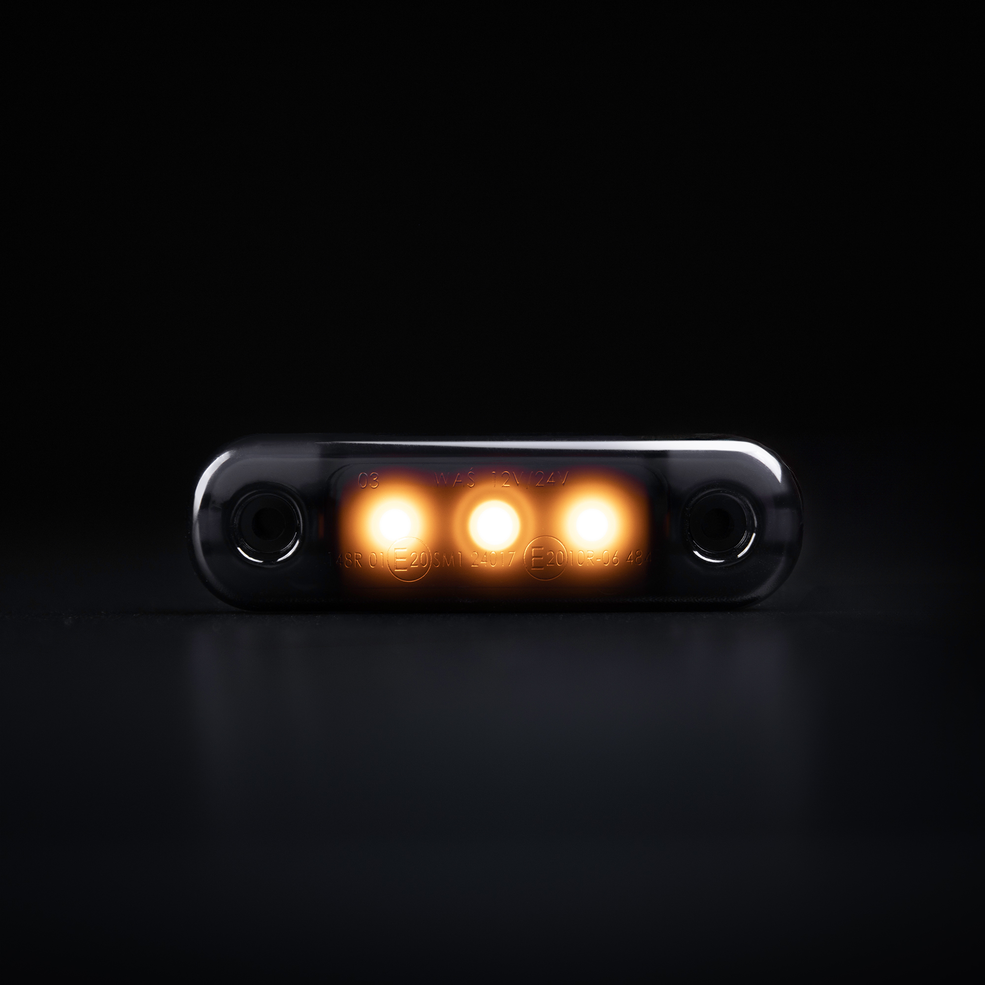 DARK KNIGHT SUPER DARK SLIM ORANGE SIDOMARKERING - Strands